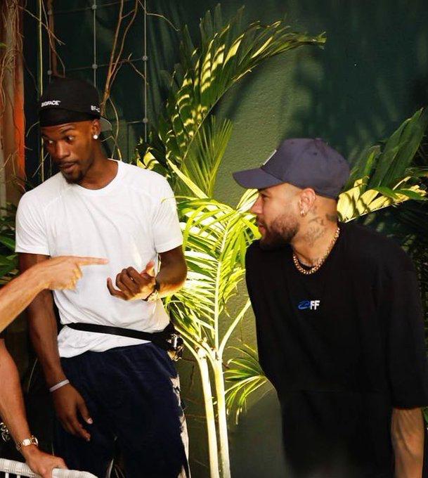 Jimmy Butler recebe apoio de Neymar antes do jogo 3 das finais da NBA