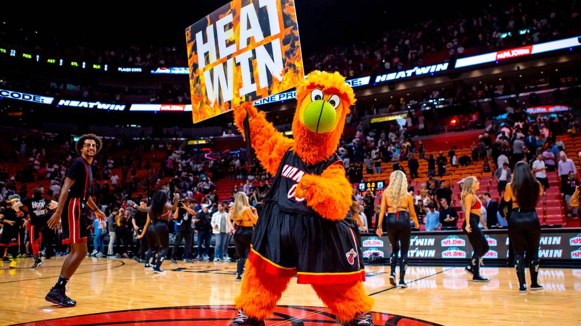Qual é o mascote do Miami Heat?
