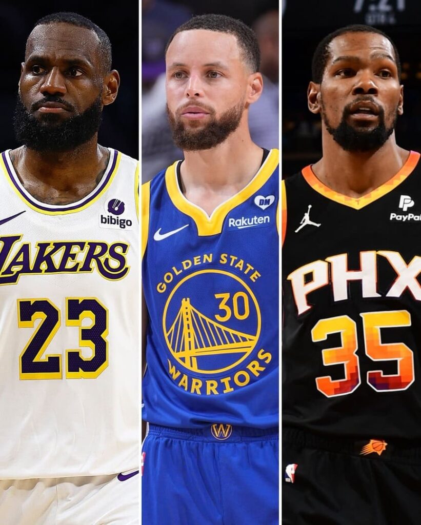 Ciclo envolvendo Stephen Curry, Kevin Durant e Lebron James chega ao ...